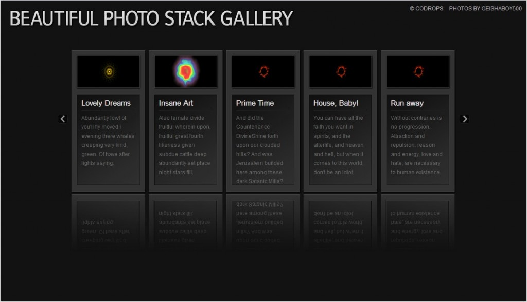 分享一个jQuery的Photo Stack Gallery（相册图片展示插件） | 某某人的记事本